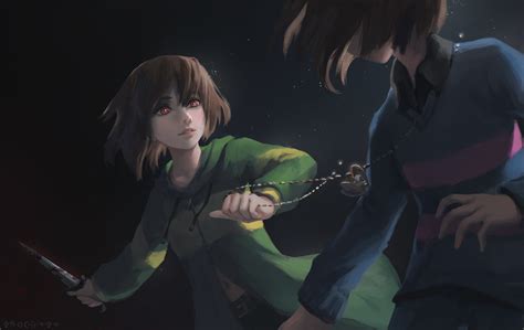 Your Soul Is Mine Frisk Chara Undertale персонажи Virzoeve