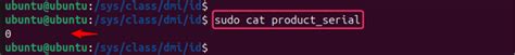 how to find motherboard model and serial number in linux using command