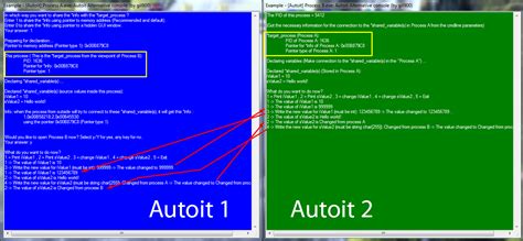sharedvar ipc share variables between autoit and c autoit