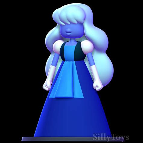 Sapphire Steven Universe 3d Print Model By Sillytoys On Deviantart
