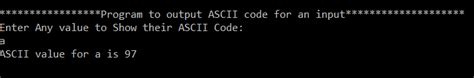 Program To Convert A Character Into ASCII Value Using C Language Anonhack