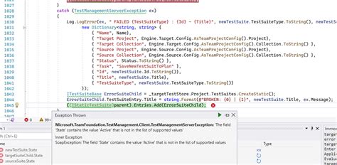 TestPlansAndSuitesMigration The Field State Contains The Value Active That Is Not In The