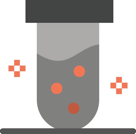 Tube Lab Test Biochemistry Flat Color Icon Vector Icon Banner Template 14821291 Vector Art At