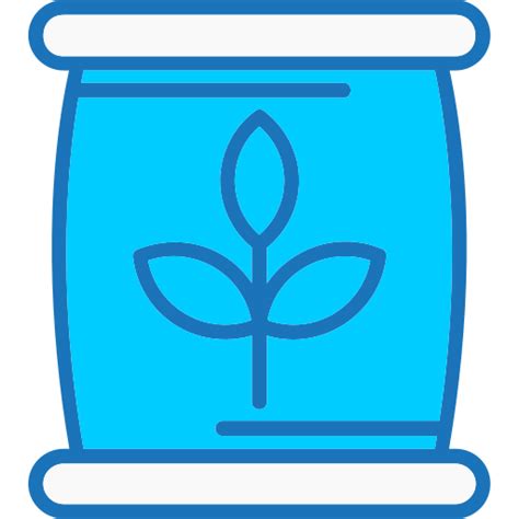 Seed Bag Generic Blue Icon