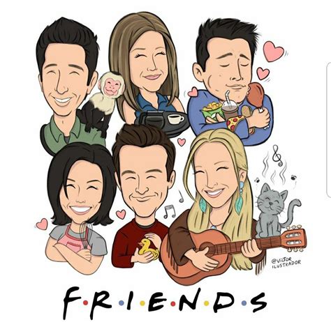 Friends Tv Show Drawing Ideas