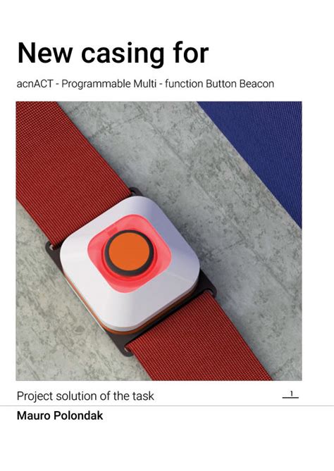 Multifunction Button On Behance