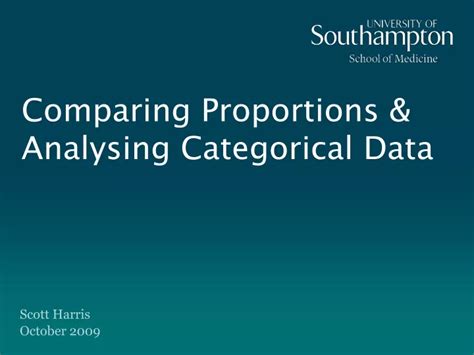 Ppt Comparing Proportions And Analysing Categorical Data Powerpoint Presentation Id9666120