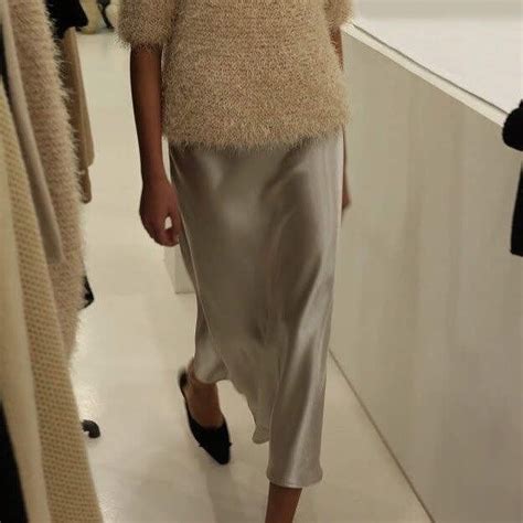 오요샵com 샤틴머메이드 롱스커트 고급스런스커트 여성정장 키큰녀들부럽다 네가지컬러