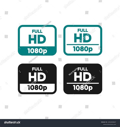 Full Hd P Logo Vector Badge Stock Vector Royalty Free Shutterstock
