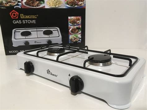 Настільна газова плита Domotec Ms 6602 4063 на 2 конфорки Біла — купити по найкращій ціні в