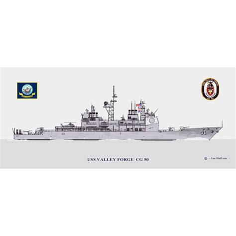 Uss Valley Forge Cg 50 Print Uss Valley Forge Cg 50