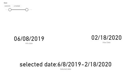 Solved Get Value From Date Sliderslicer Microsoft Fabric Community
