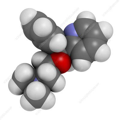 Doxylamine Antihistamine Drug Molecule Stock Image F Science Photo Library