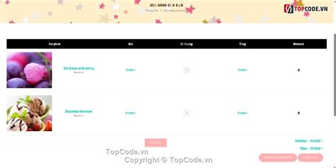 Source code website bán hàng bánh Cookies