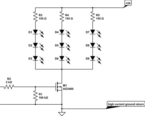 Led PWM Control 24V Circuit With 3 3V ESP8266 NodeMCU Electrical Engineering Stack Exchange