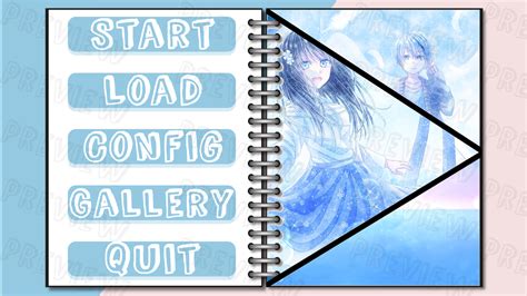 Visual Novel Gui Pack 016 By Smileflower