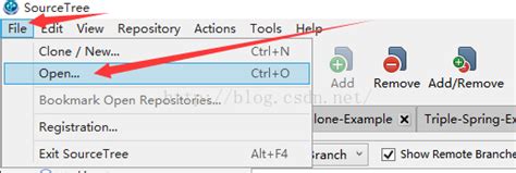图解使用intellij idea 创建项目 从github上clone项目 并用sourcetree打开 idea sourcetree