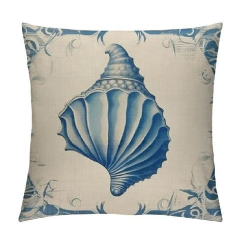Comio Vintage Sea Theme Pillow Covers Coastal Beach With Couch