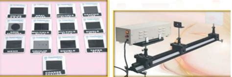 He Ne Laser Diffraction Experiment Supplied With Indian Slits At