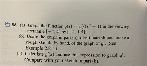 Solved a Graph the function g x x x² in the Chegg com