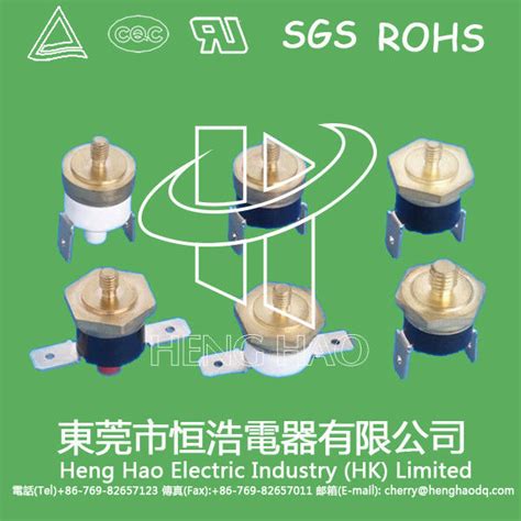 Automatic Toasters Ksd301 Bimetal Thermostat For Temperature Controlling