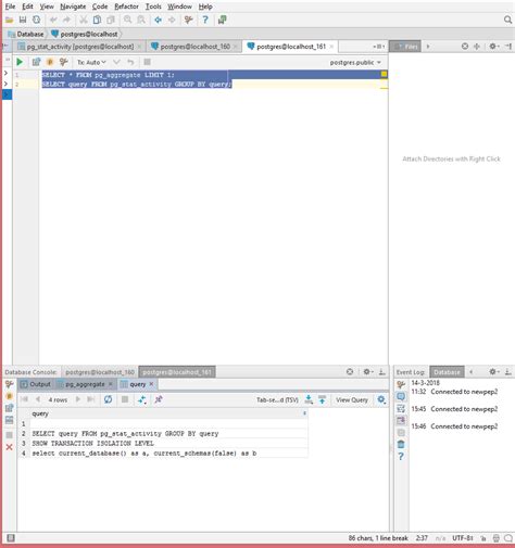 postgresql how to ensure pg stat activity shows all my queries