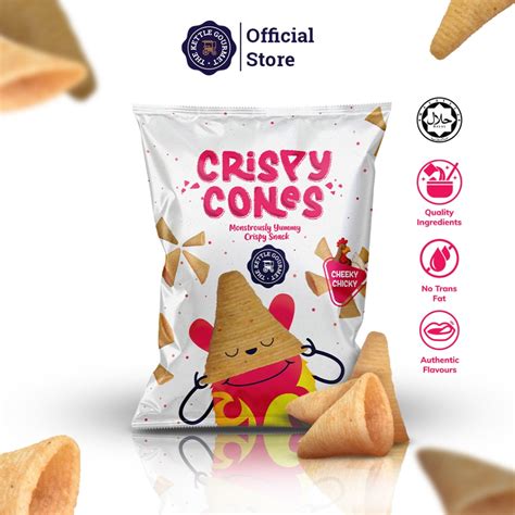 The Kettle Gourmet Crispy Cones Cheeky Chicky 50g Shopee Singapore