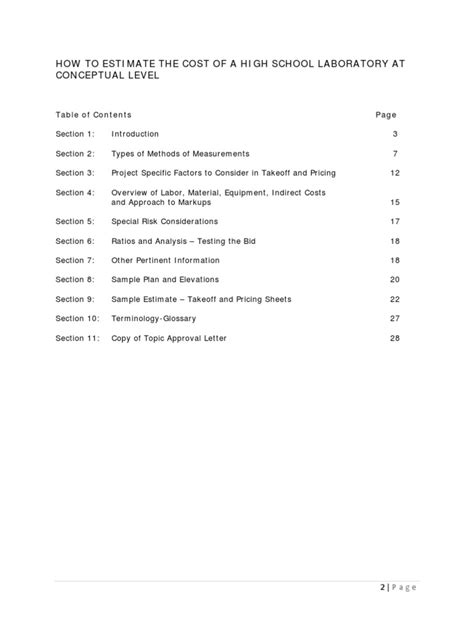 Pdf 2014 June Tp Csi Estimating Sample Dokumen Tips
