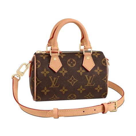 Louis Vuitton Nano Speedy Monogram Canvas Brown
