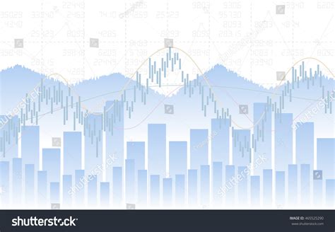 Abstract Business Chart Trend Line Graph Stock Vector Royalty Free Shutterstock