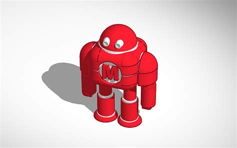 3d Design Lesson Robot Result Tinkercad