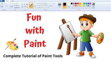 Cbse Class 3 Ms Paint Complete Tutorial Of Ms Paint Tools Fun With
