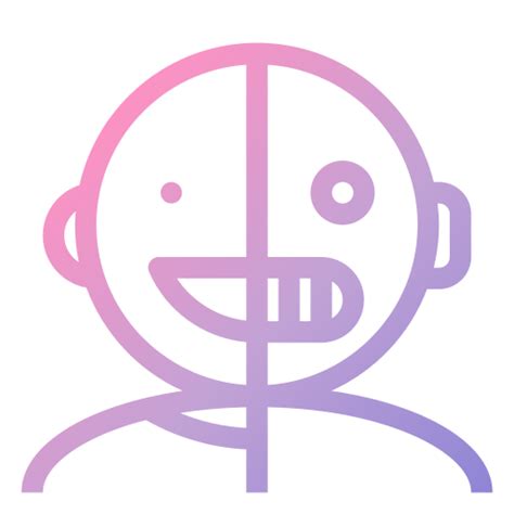 Bot Generic Gradient Outline Icon