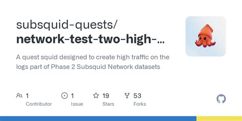 GitHub Subsquid Quests Network Test Two High Traffic Logs Squid A Quest Squid Designed To