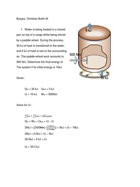 Thermodynamics Question And Answer Pdf Heat Kilowatt Hour