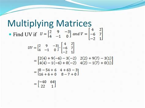 4 3 Multiplying Matrices Ppt Download