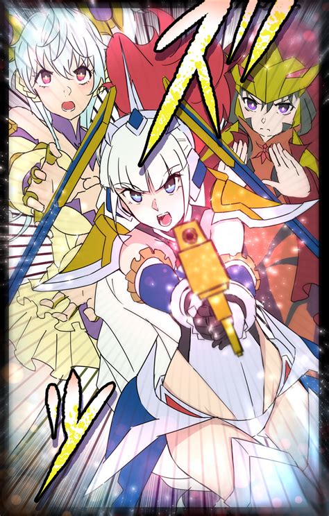 Cagliostro Prelati And Saint Germain Senki Zesshou Symphogear Drawn By Otsumami Otsu Mugi