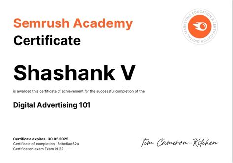 Shashank V On Linkedin Semrush
