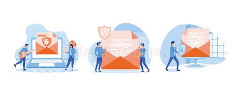 Protecting Computer Data Email Encryption Concept Secure Encrypted