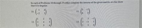 Solved In Each Of Problems 10 ﻿through 19 ﻿either Compute