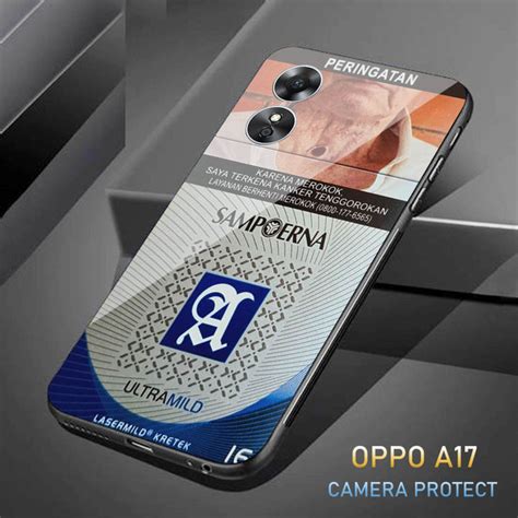 Softcase Glass Kaca OPPO A17 2022 Casing Hp OPPO A17 2022 C08