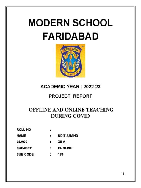 Class 12 English Project Pdf Educational Technology Homeschooling