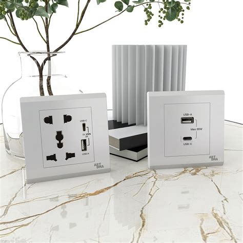 Artdna Thailand USB Wall Socket USB C Sockets UK And USB Socket Panel