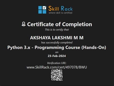 Akshaya Lakshmi M M On Linkedin Programmingjourney Skillrack Pythonprogramming Javaprogramming