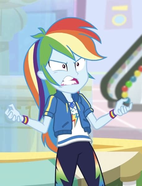Rainbow Dash Angry