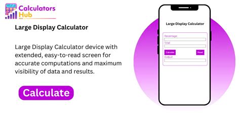 Large Display Calculator Online