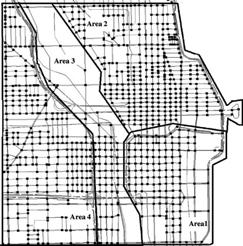 Areas Considered For Intersections Signal Timing Optimization Small Download Scientific