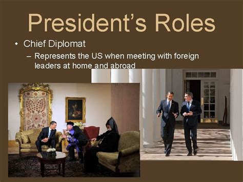 Presidential Office The Eight Roles Of A United