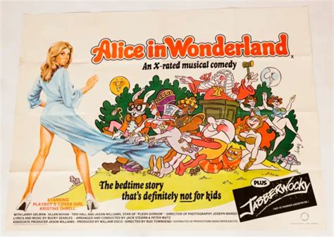 Alice In Wonderland Uk Quad Kristine Debell Erotic Fairytale Cinema Artwork Eur