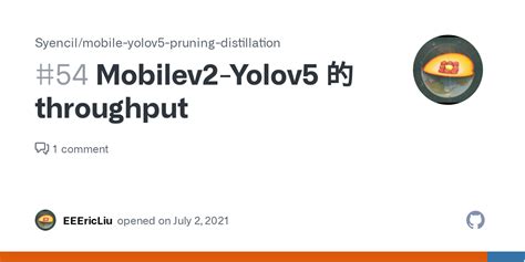 Mobilev Yolov Throughput Issue Syencil Mobile Yolov Pruning Distillation Github